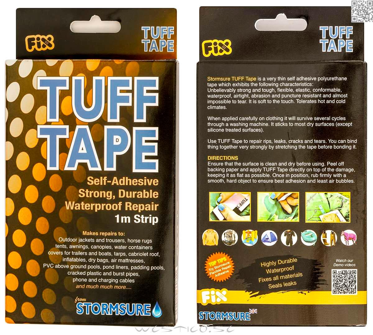 Stormsure TUFF Tape [1m] Repair Vattentät Tejp Torrdräkt Tält Hästtäcke ...